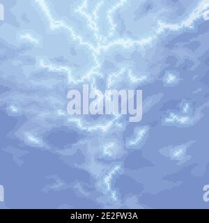lightning pixel art Stock Vector Image & Art - Alamy
