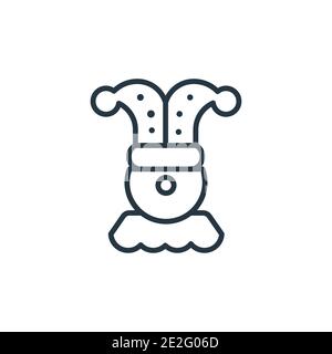 Jester face hat icon, outline style Stock Vector Image & Art - Alamy