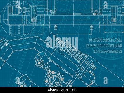 Mechanical engineering drawing. Machine-building industry. Instrument ...
