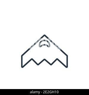 Vector Cartoon Military Stealth Jet Fighter Plane. Available EPS-10 ...