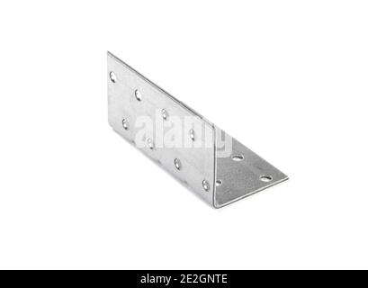 Mounting angle metal brackets isolated on white background Stock Photo ...