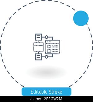 Data visualization outline icons collection. Data, Visualization, Chart, Graph, Map, Plot ...