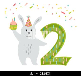 rabbit funny kid illustration Stock Vector Image & Art - Alamy