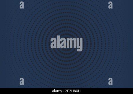 Abstract Dark Blue Halftone Dot Pattern Background with Dynamic ...