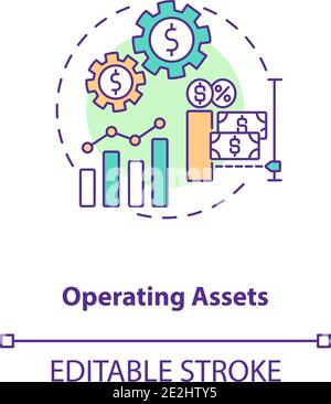 Operating assets concept icon Stock Vector Image & Art - Alamy