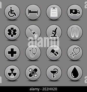 Medical healthcare symbol icon vector illustration graphic design Stock ...