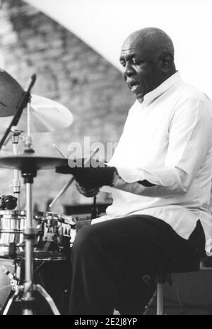 Mickey Roker, Brecon Jazz Festival, Powys, Wales, 1997 Stock Photo - Alamy