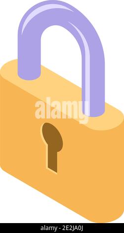Key password icon. Isometric of key password vector icon for web design ...