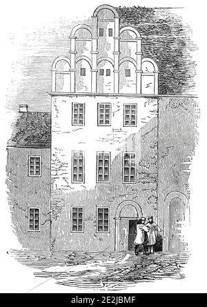 Melanchthon House, Wittenberg, Saxony-Anhalt, postage stamp, Germany ...