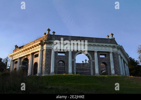 The massive mausoleum at West Wycombe, where the infamous Sir Francis ...