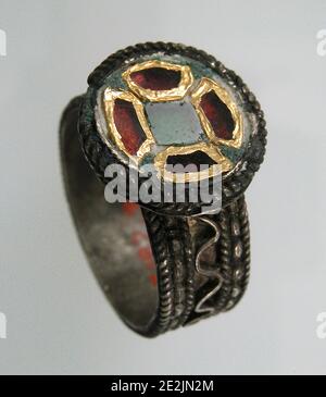 Finger Ring, Frankish, 6th-7th century Stock Photo - Alamy