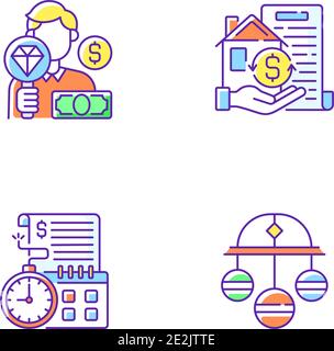 Collateral RGB color icon Stock Vector Image & Art - Alamy