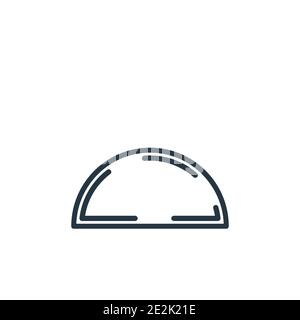 semicircle pattern design from simple geometric circle Stock Vector ...