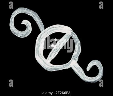 Alchemical Symbols Borax Two Stock Photo - Alamy