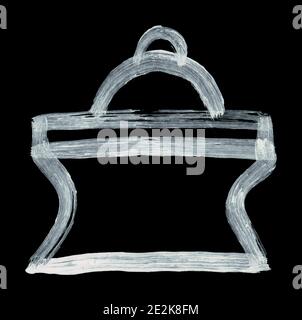 Alchemical Symbols Salt Two Inverted Stock Photo - Alamy