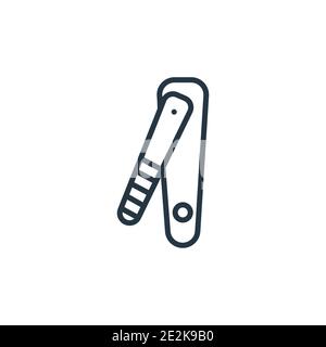 Manicure knife icon simple vector. Polish nail. Care salon Stock Vector ...
