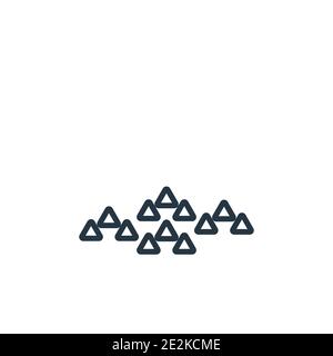 Mosaic gradient linear vector icon Stock Vector Image & Art - Alamy