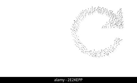 Clockwise rotation arrow icon. Blue mandatory symbol. illustration ...