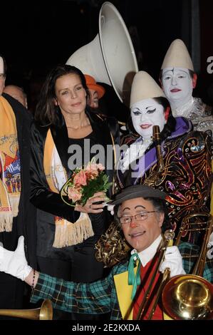 Princess Stephanie arrives at the 34th Monte Carlo International Circus ...