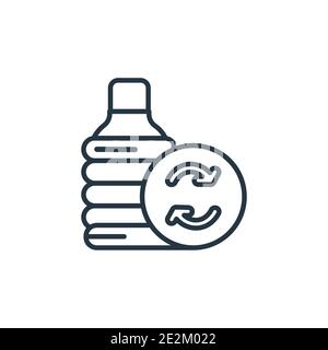 Food garbage pile icon outline vector. Trash bin. Plastic rubbish Stock ...