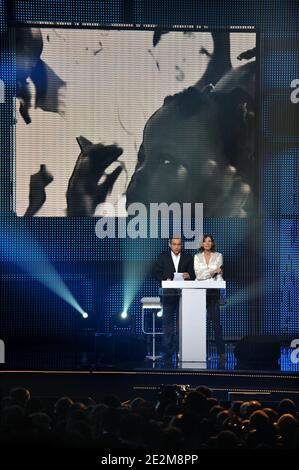 Jean-luc delarue and Beatrice Schonberg during the charity concert for ...