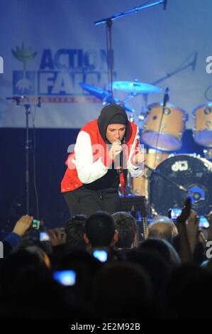 Diam's performing during the concert 'Un Dimanche Pour Haiti' at ...