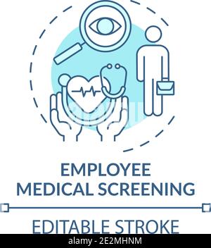 Health screening, medical checkup round poster. Banner with healthcare ...