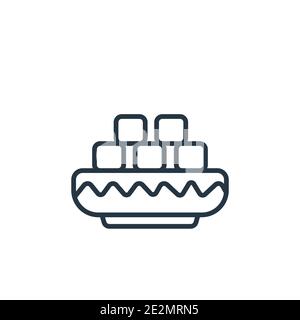 soy tofu icon vector outline illustration Stock Vector Image & Art - Alamy