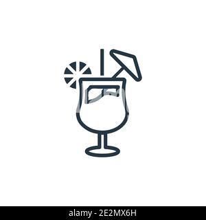 Mai Tai cocktail isolated on white background. Mai Tai Day. Glass with ...