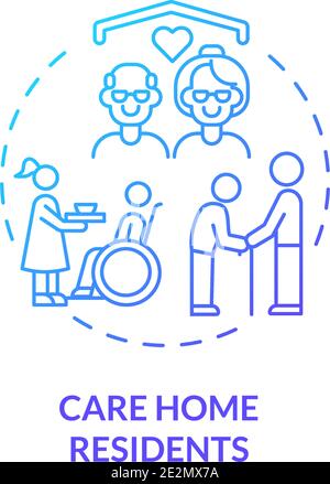 Nursing home residents Stock Vector Image & Art - Alamy