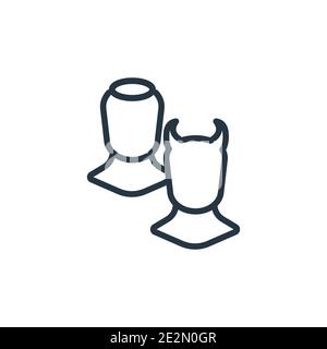 Fairy monster line icon concept. Fairy monster flat vector symbol, sign ...