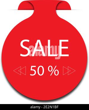 Price cut outline flat color icons in round outlines on white ...