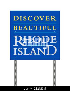 Welcome to Rhode Island Sign Stock Photo - Alamy