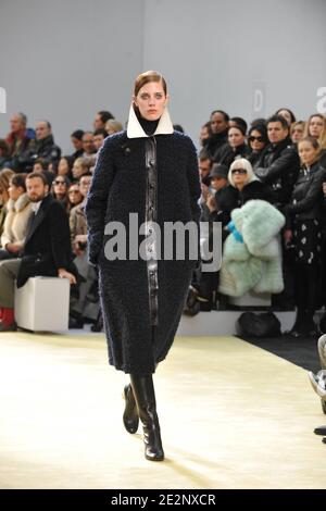 Model Ann Kenny displays a creation for Celine Fall-Winter 2010/2011 ...