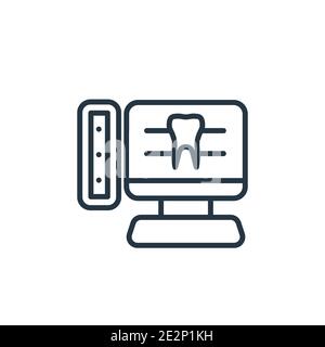 Radiography icon. Simple element from medical services collection ...
