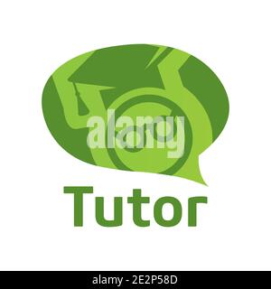 Vector logo of a tutor, educational courses Stock Vector Image & Art ...