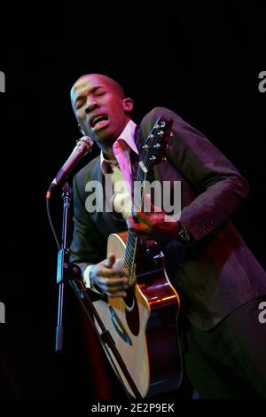 Haitian singer Belo performs during a unique benefit-concert for Haiti ...