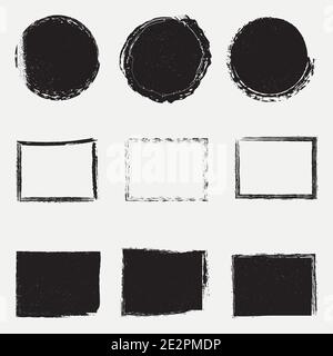 Random Stamp Set Stock Vector Image & Art - Alamy