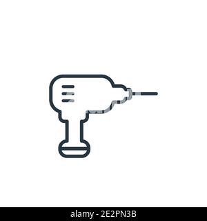 Driller vector icon isolated on transparent background, Driller logo ...