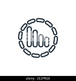 5-step simple progress, level indicator with color code. Progression ...