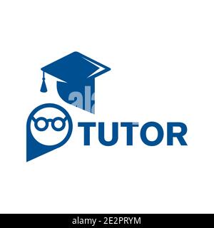 Vector logo of a tutor, educational courses Stock Vector Image & Art ...
