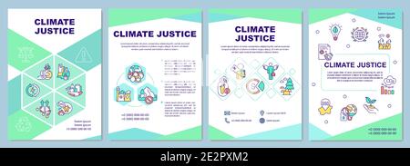 Climate change brochure template layout. Environmental issues. Flyer ...
