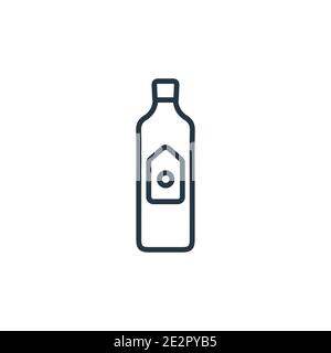 gin tonic vector icon editable stroke outline icons for web and mobile ...