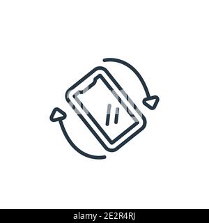 Tilt Sensor icon. Simple element from sensors icons collection. Creative Tilt Sensor icon ui, ux ...