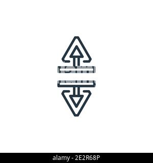 Split icon. Split vertical arrow. Split horizontal arrow. Vector illustration. EPS 10. Stock ...