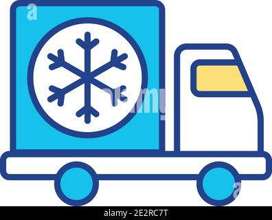 Ultra cold storage temperature concept icon Stock Vector Image & Art ...