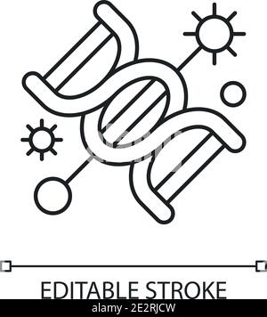 Innovation vector Genetics concept outline colorful horizontal ...