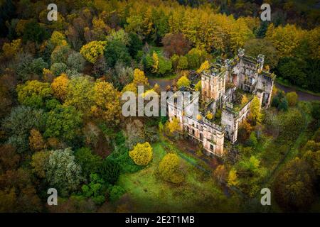 Lennox Castle Ruins, Lennoxtown, Glasgow, Scotland, UK Stock Photo - Alamy