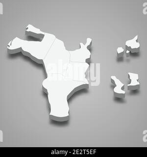 Sharjah vector map. Detailed map of Sharjah city administrative area ...