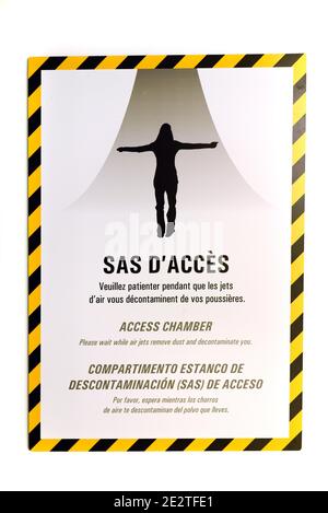 sign warning about the zone contaminated by radiation Stock Photo - Alamy